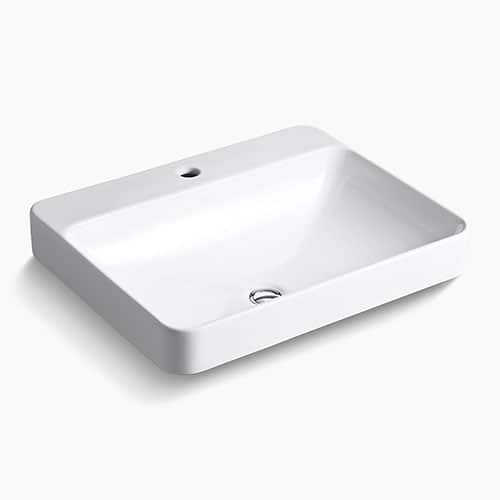Kohler Forefront Rectangular Basin White - Lifestyle Ceramics