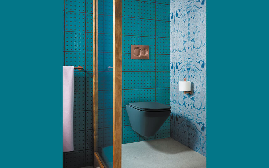 Kohler Modern Life Wall Hung Pan Honed Peacock
