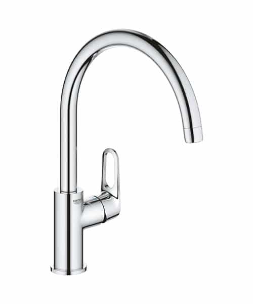 Grohe Bau Flow Kitchen Sink Mixer C-Spout