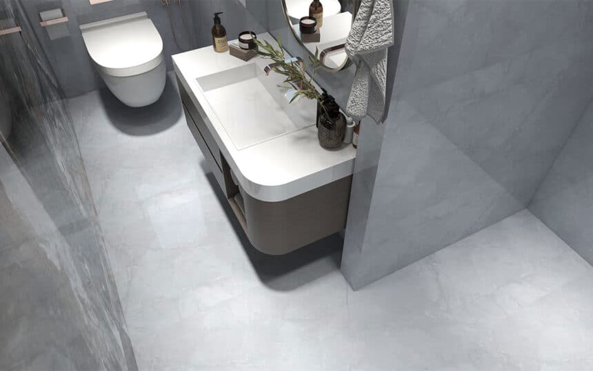 Prada Sky Dark Grey Polished 600x1200mm